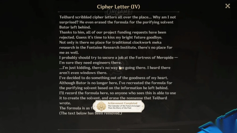 Genshin Impact Guide: All Cipher Letter Locations Unveiled - TheOmniBuzz