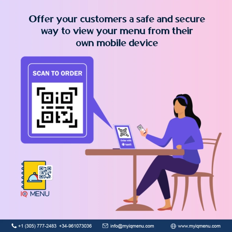 Digital Menu With QR Code Ordering System : Benefits of Digitalising ...